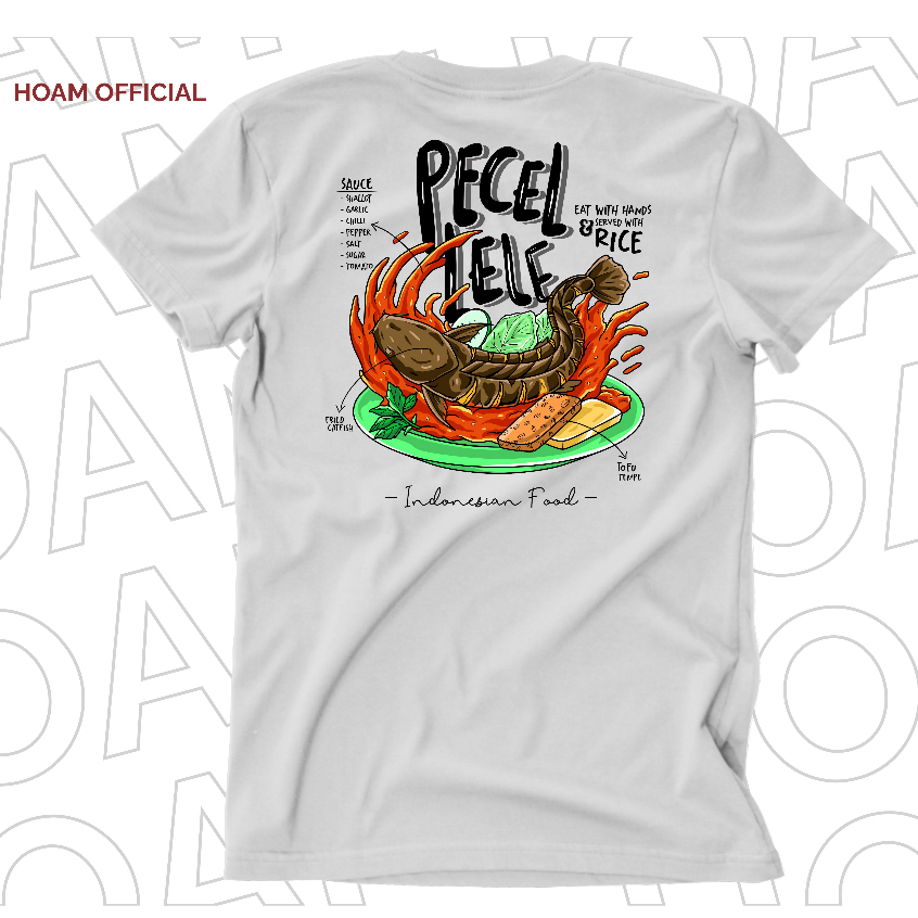 Jual Kaos Hoam - Indonesian Food - Pecel Lele Kaos Putih | Shopee Indonesia Jual Kaos Hoam - Indonesian Food - Pecel Lele Kaos Putih | Shopee Indonesia