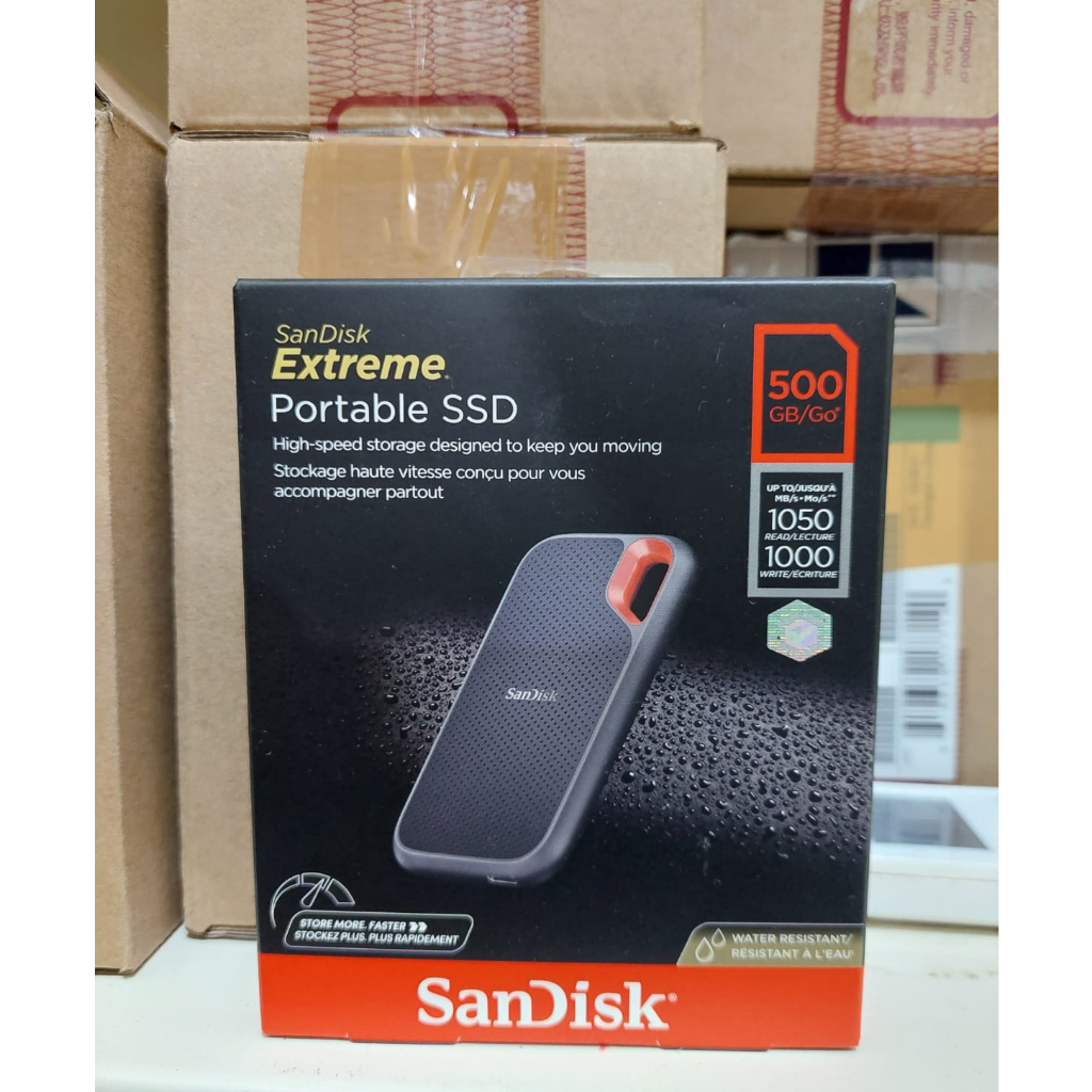 Jual SanDisk SSD Portable / Eksternal 500GB / 1TB / 2TB V2 E61 1050MB/s USB C 3.2 | Shopee Indonesia