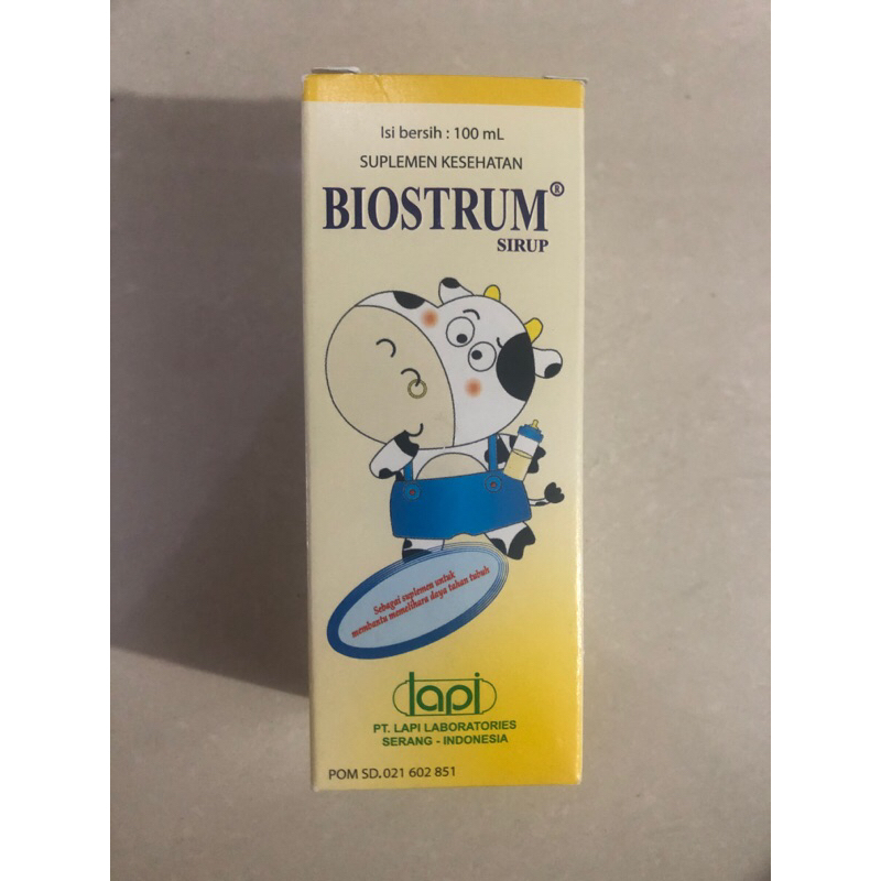 Jual Biostrum Sirup 100ml | Shopee Indonesia
