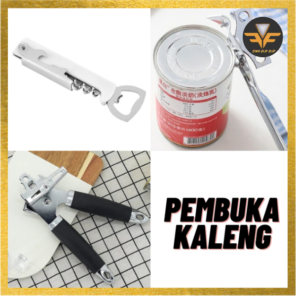 Jual Alat Pembuka Kaleng Stainless Botol Wine Serbaguna / Bukaan Tutup ...
