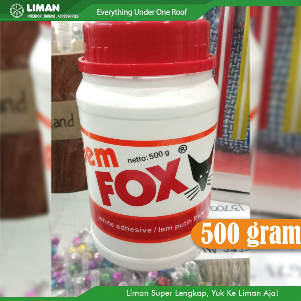 Jual Lem Kayu Fox Putih 500 Botol | Shopee Indonesia
