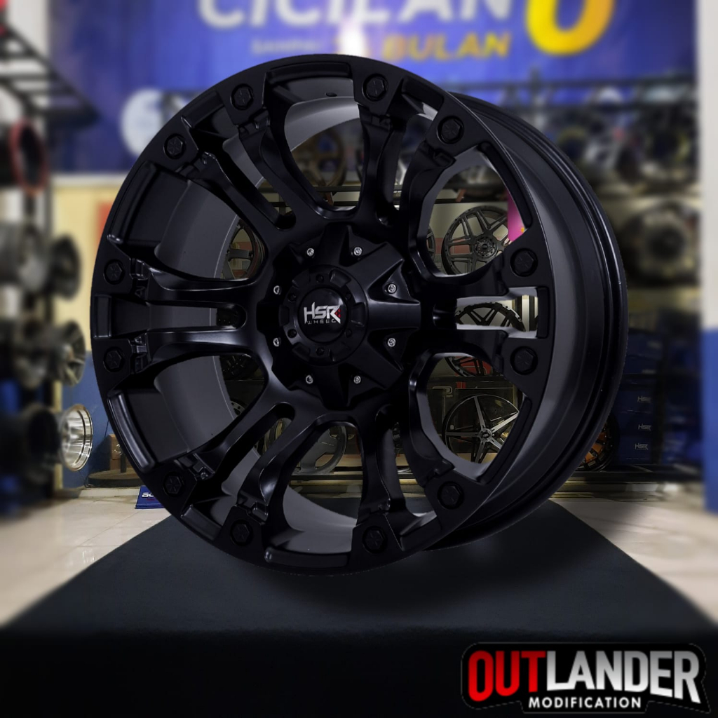 Jual Velg Racing Mobil Pajero Fortuner Ford Ranger Ring 18 HSR VENOM ...