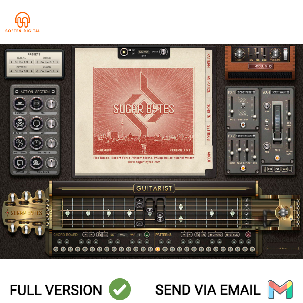 Jual Sugar Bytes Guitarist vsti plugin virtual guitar that’s designed ...