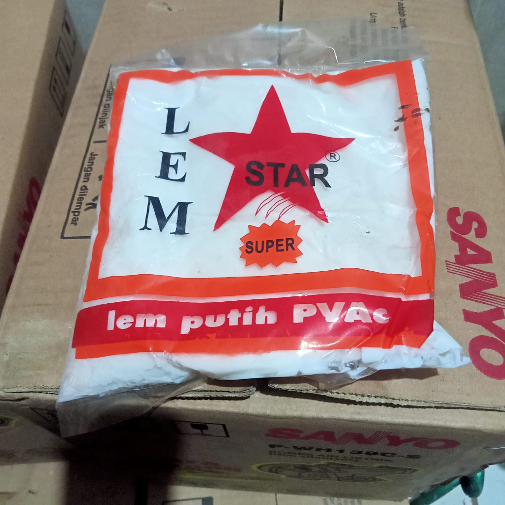Jual LEM PUTIH STAR SUPER LEM PVAC LEM KAYU / LEM SLIME 300G LEM FOX ...