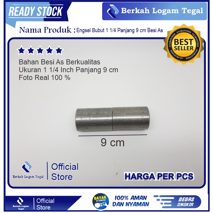 Jual Engsel Pagar Besi Untuk Pintu Pagar / Engsel Bubut Ukuran 1 1/4 ...