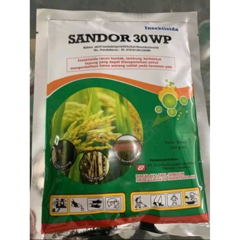 Jual Insektisida SANDOR 30 WP - 100 Gram | Shopee Indonesia