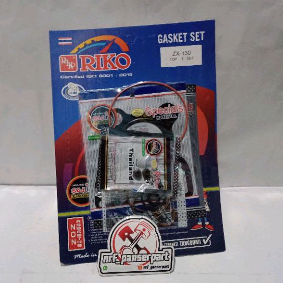 Jual PAKING TOPSET ZX 130// GASKET TOP SET ATAS HEAD BORING+SEAL KLEP ...