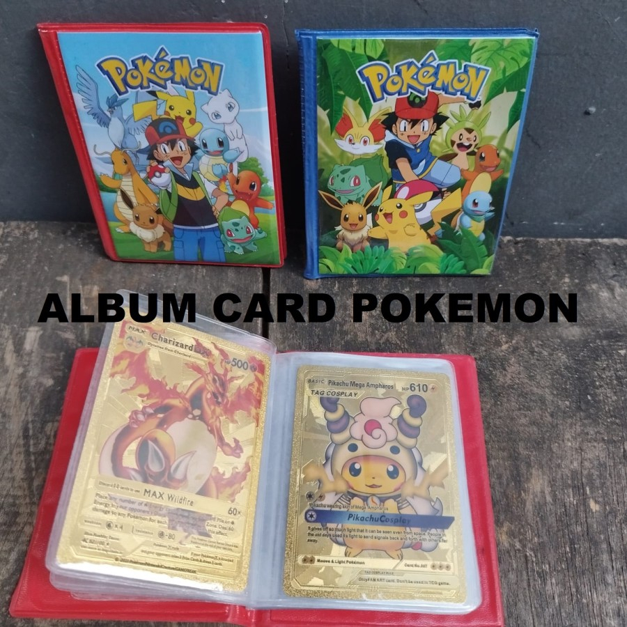 Jual Album buku binder slave card kartu trading TCG kartu pokemon book 40PC | Shopee Indonesia