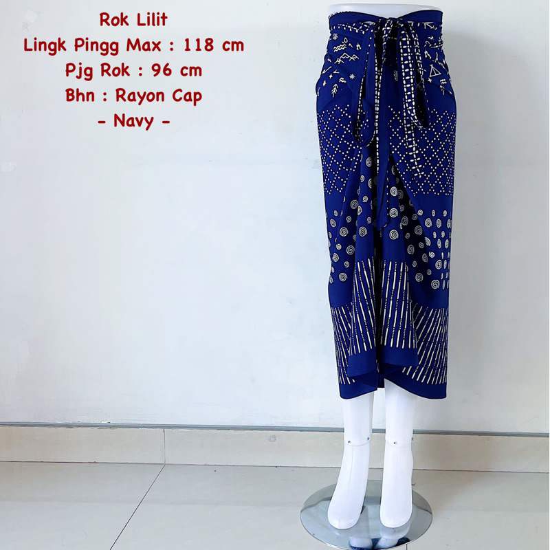 Jual Rok Lilit Batik Instan Modern Warna Hitam Merah Navy Lemon Orange ...