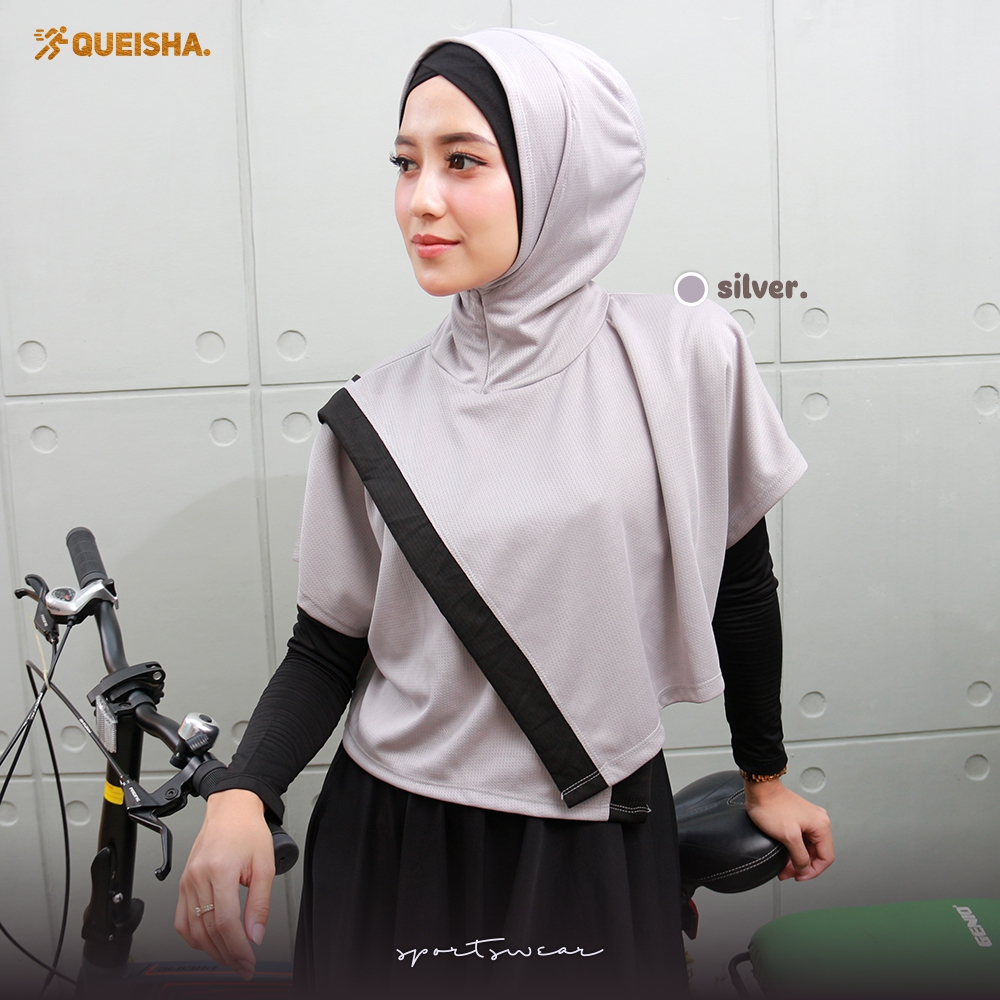 Jual Zaneva - Queisha hoodie hijab sporty by Zaneva || Terbaru Kekinian ...