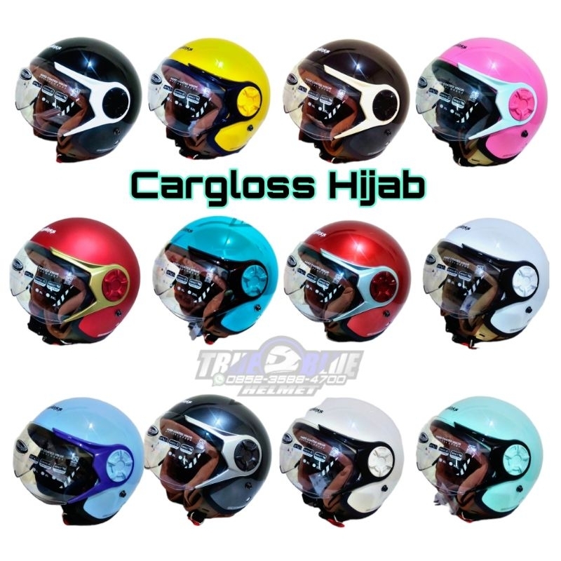Jual Helm CARGLOSS YRH HIJAB 100% ORIGINAL | Shopee Indonesia