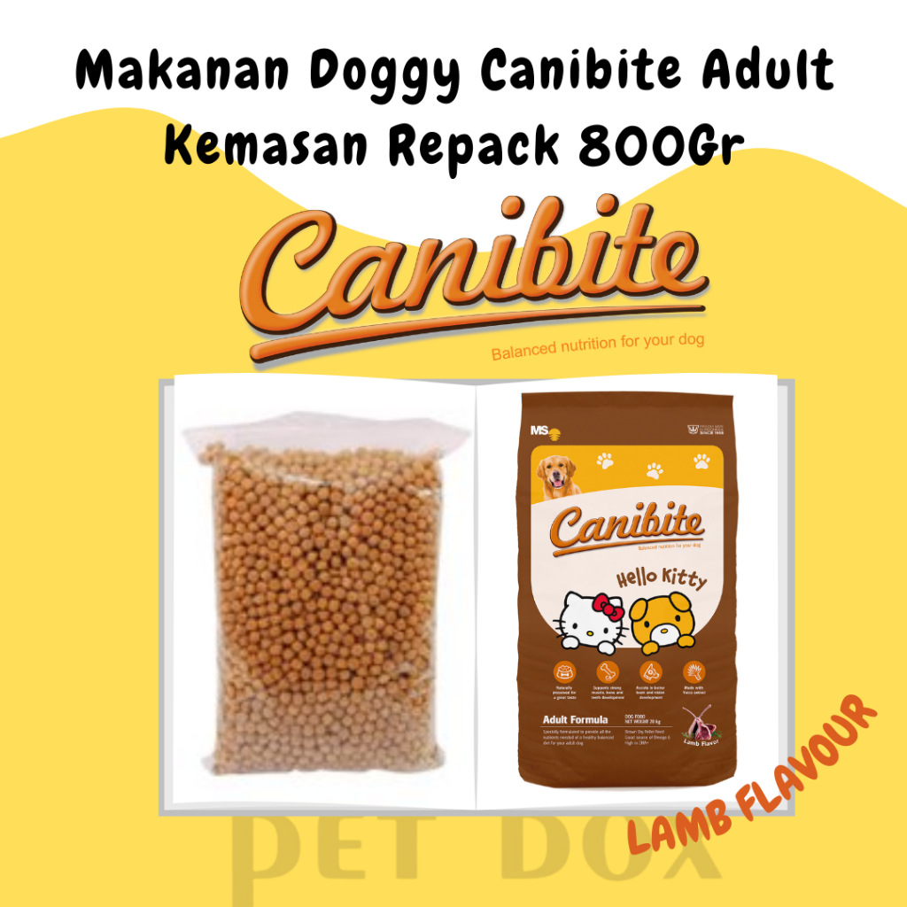 Jual Canibite Dog food Repack - 800g | Shopee Indonesia