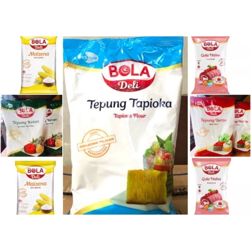 Jual BOLA DELI Tepung Beras - Ketan - Tapioka - Maizena - Gula Halus ...