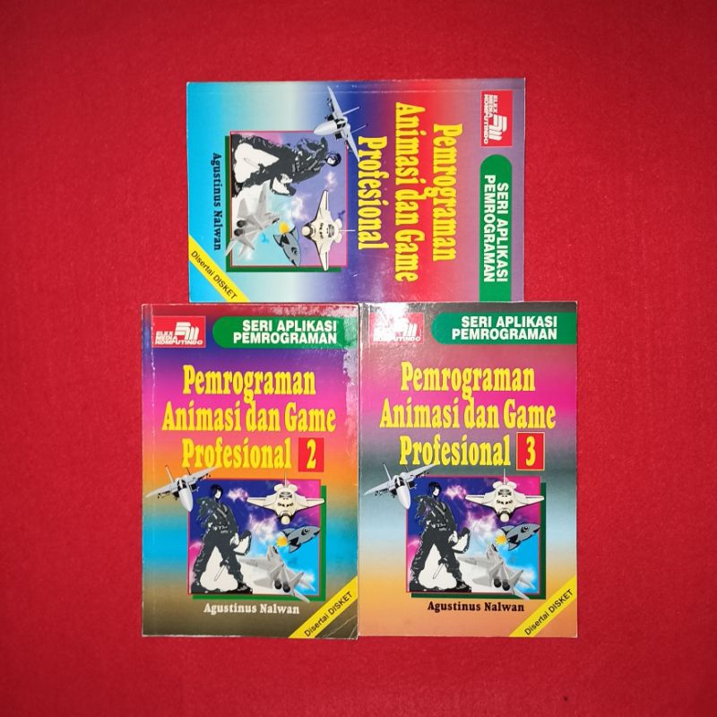 Jual buku pemrograman animasi dan game profesional buku 1-2 dan 3 ...