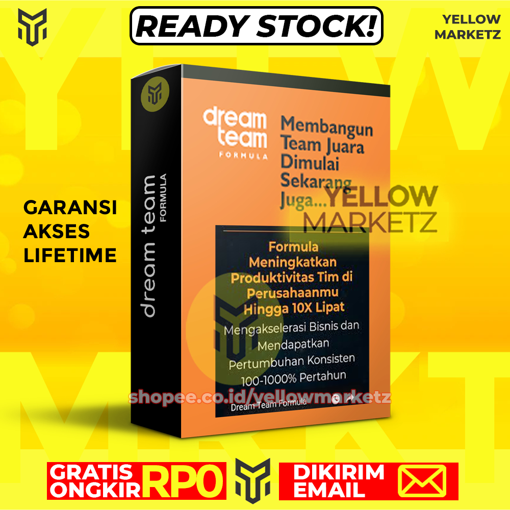 Jual DREAM TEAM FORMULA - Course Bisnis Bangun SUPER TEAM Akselerasi Pertumbuhan Bisnis | Shopee ...
