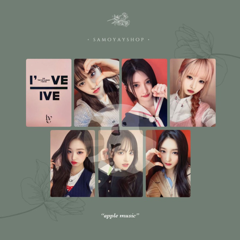Jual Photocard Ive I've Pob Pre-order Benefit Yujin Gaeul Rei Wonyoung Liz Leeseo | Shopee Indonesia