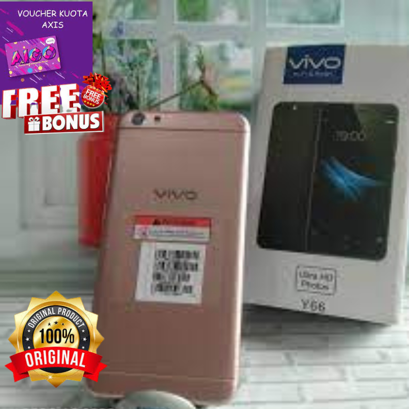 Jual hp vivo y66 new ram 4gb / 64 handphone baru Bergaransi 100% original cuci gudang termurah ...