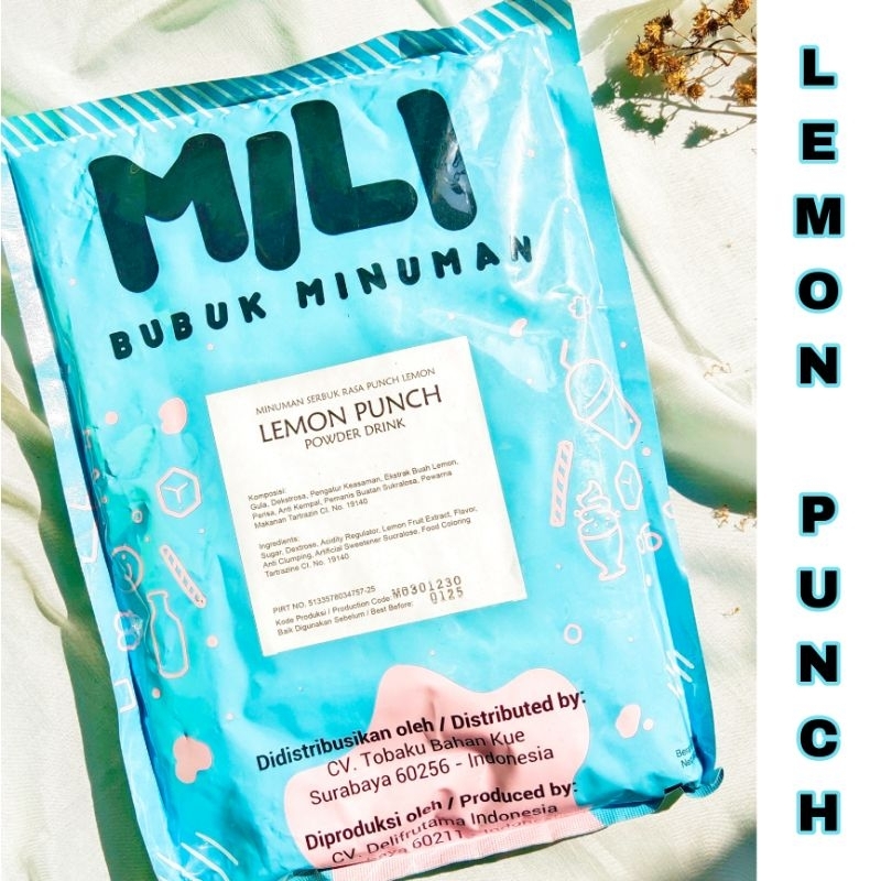 Jual BUBUK MILI LEMON PUNCH KEMASAN 1KG / POWDER DRINK | Shopee Indonesia
