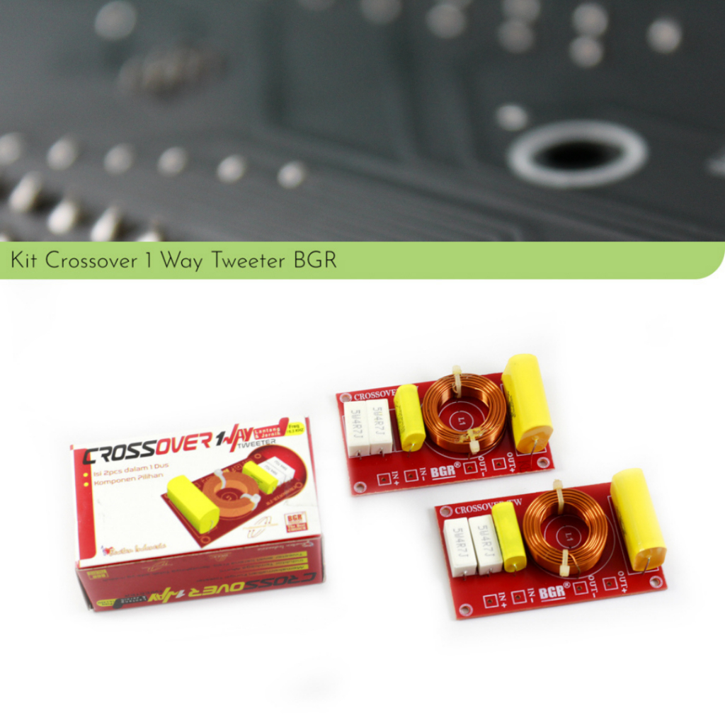 Jual Kit Crossover Passive Pasif 1 way Tweeter BGR BELL (1 set isi 2 ...