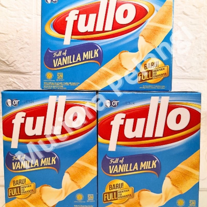 Jual Fullo Wafer Roll Stick Coklat Vanila |BOX isi 24 Pcs | Shopee ...