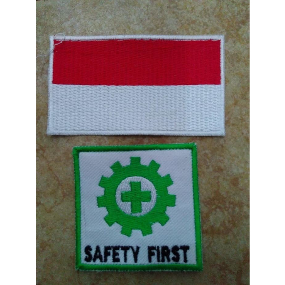 Jual Logo Bendera K3 dan Logo Bendera Merah Putih Badge Logo Safety ...