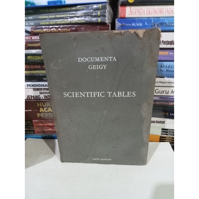 Jual Buku SCIENTIFIC TABLES. | Shopee Indonesia