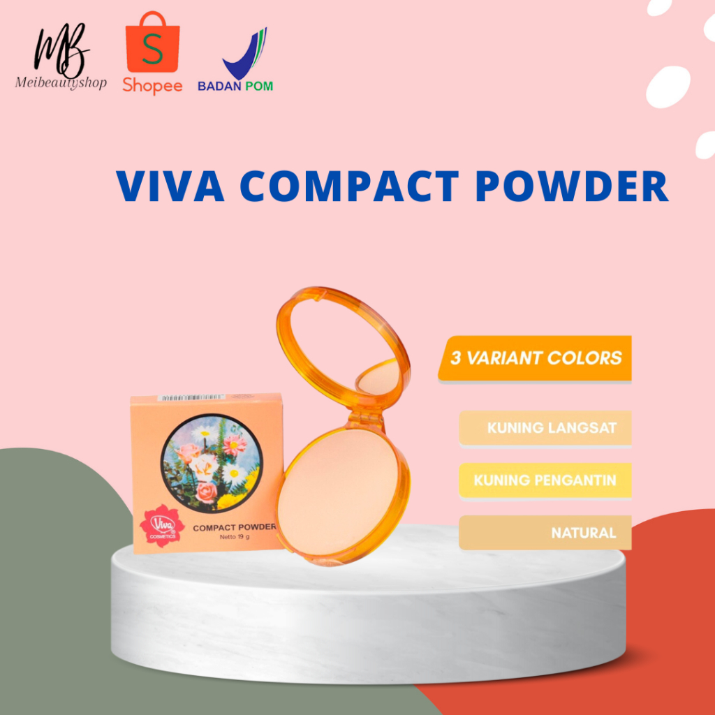 Jual Viva Compact Powder (tersedia 3 varian warna) | Shopee Indonesia