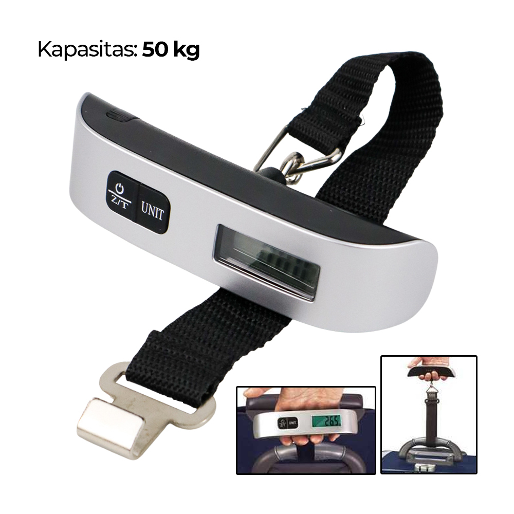 Jual Timbangan Koper Digital Portable Scale 50kg Akurasi 10g | Shopee ...