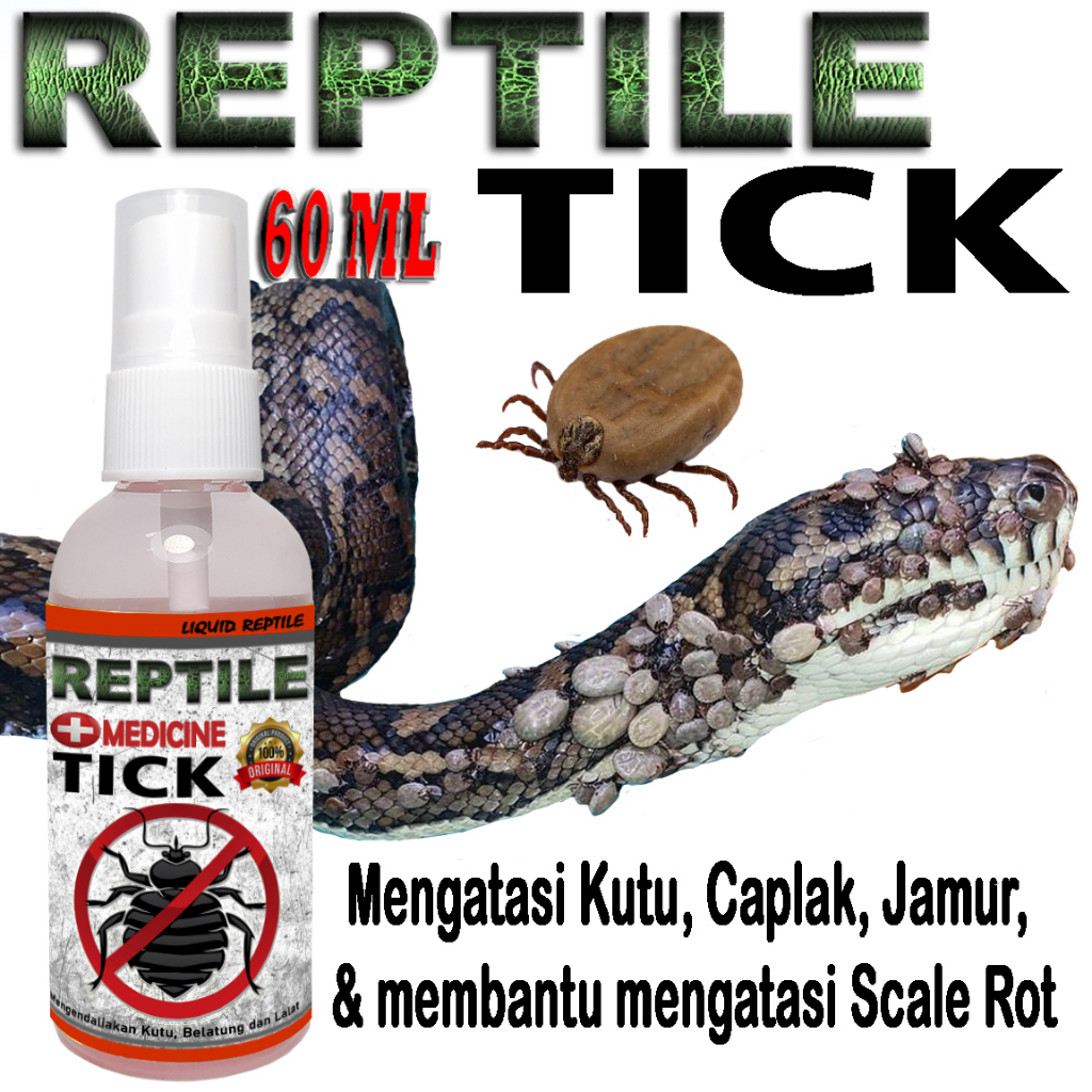 Jual Reptile Tick obat pembasmi penghilang kutu lalat ulat tungau ...