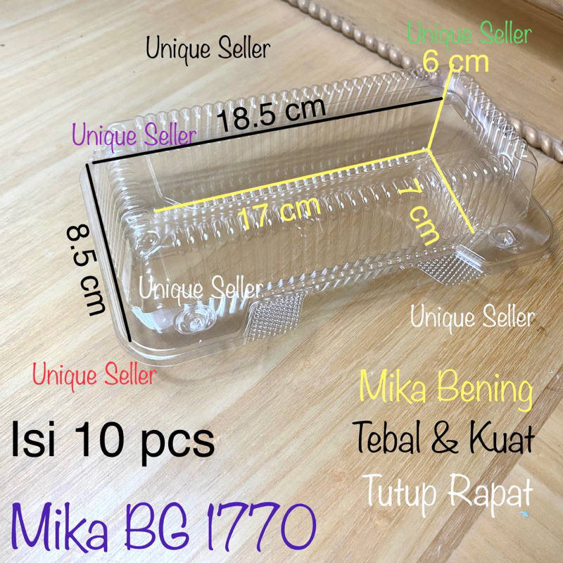 Jual [isi10] Mika BG 1770 Uk 18.5x8.5x6 cm / Mika Bolu Gulung 17 cm ...
