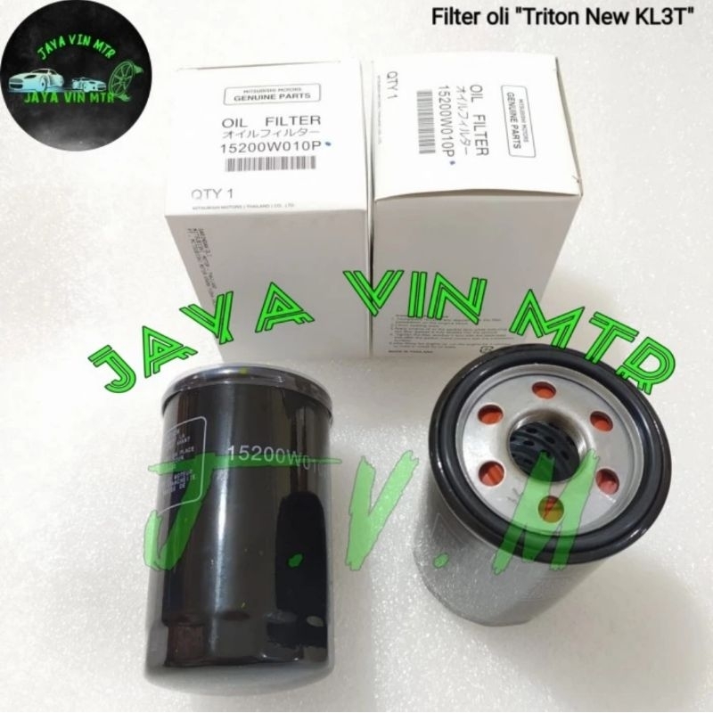 Jual filter oli saringan oli Triton Kl3T Pajero new 15200W010P original ...