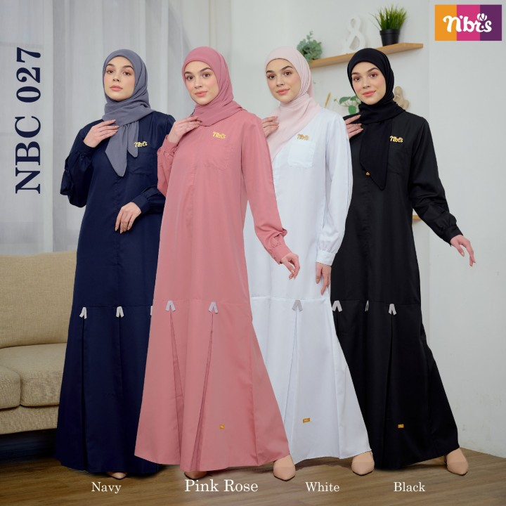 Jual GAMIS NIBRAS NBC 027 / GAMIS NIBRAS TERBARU / GAMIS BUSUI BRANDED ...