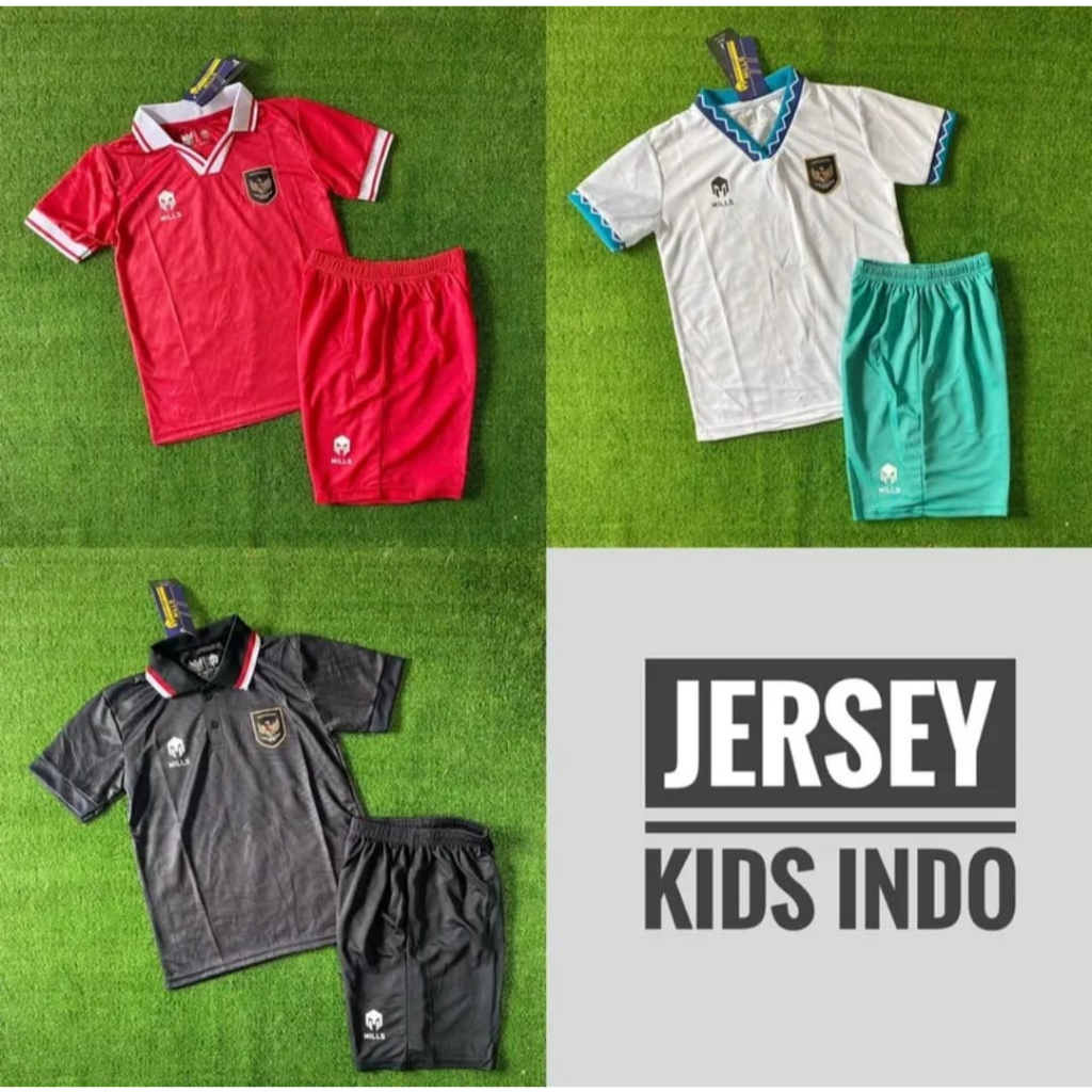 Jual SETELAN JERSEY TIMNAS ANAK USIA 2 SAMPAI 12 TAHUN bisa REQUEST NAMA SENDIRI | Shopee Indonesia