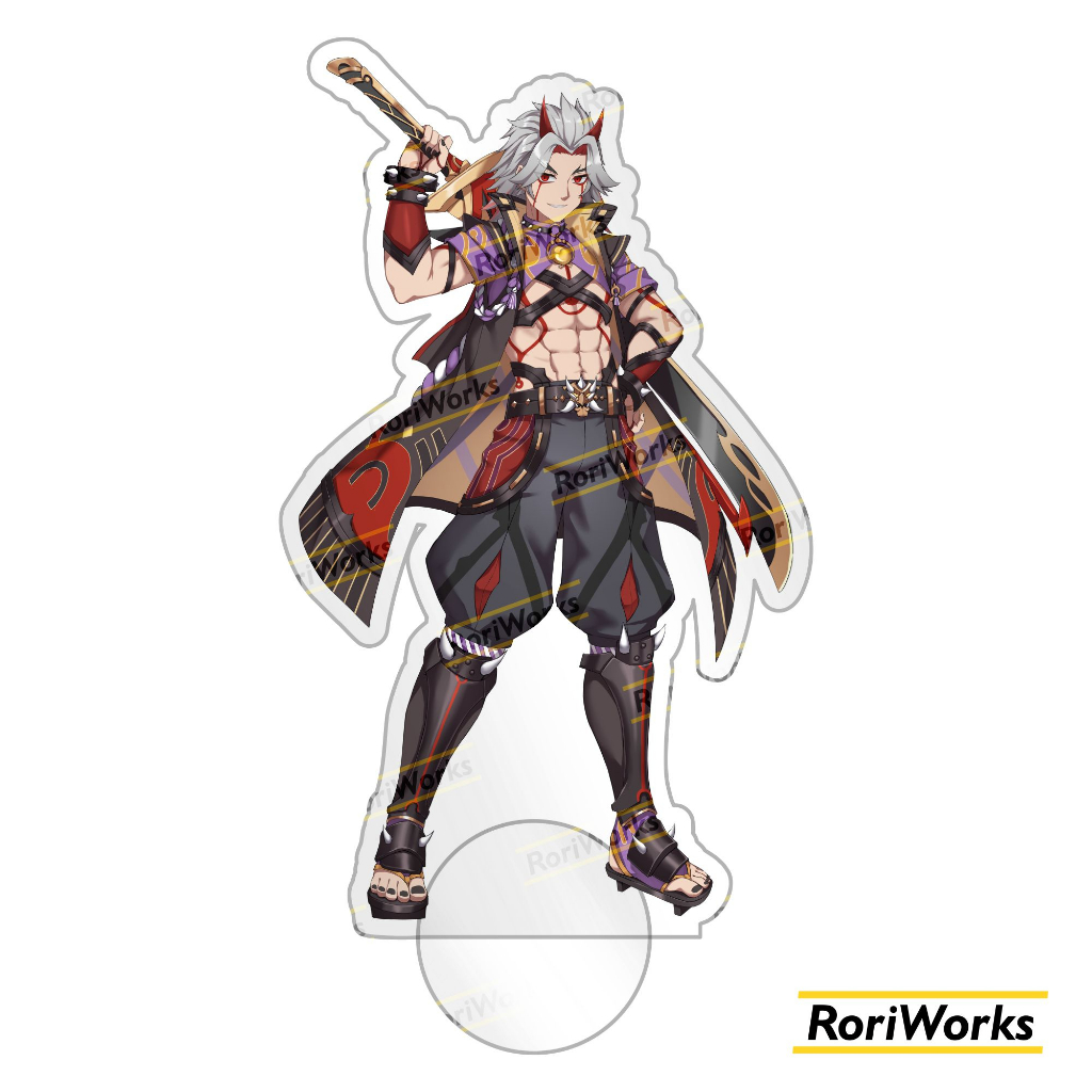 Jual Acrylic Standee Figure Anime - Itto Arataki | Genshin Impact ...