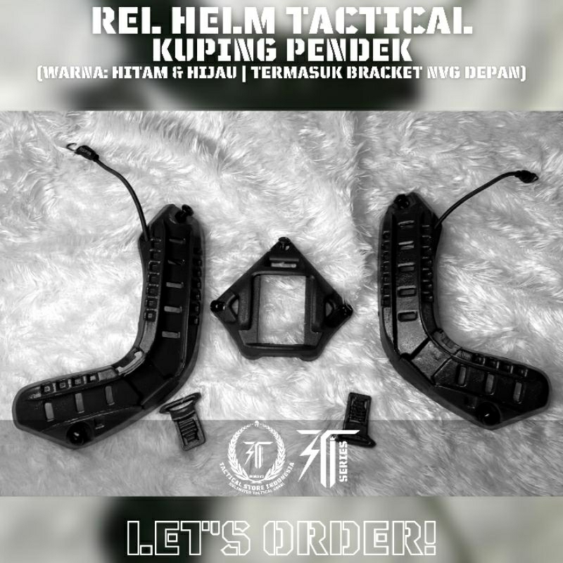 Jual Rel Helm Tactical / Rail Helm Balistic Versi Kuping Pendek (Helm ...