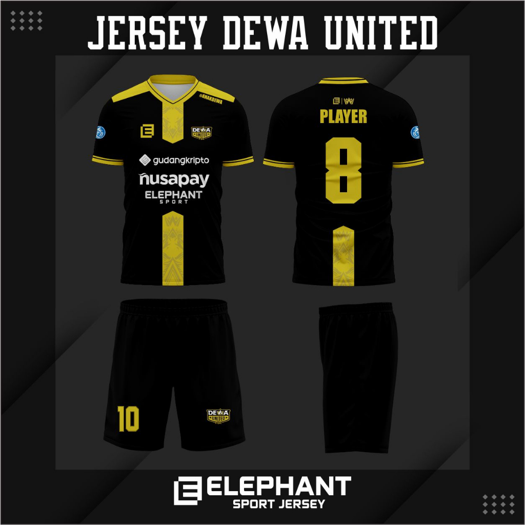 Jual JERSEY PRINTING DEWA UNITED BISA CUSTOM NAMA NOMOR LOGO | Shopee ...