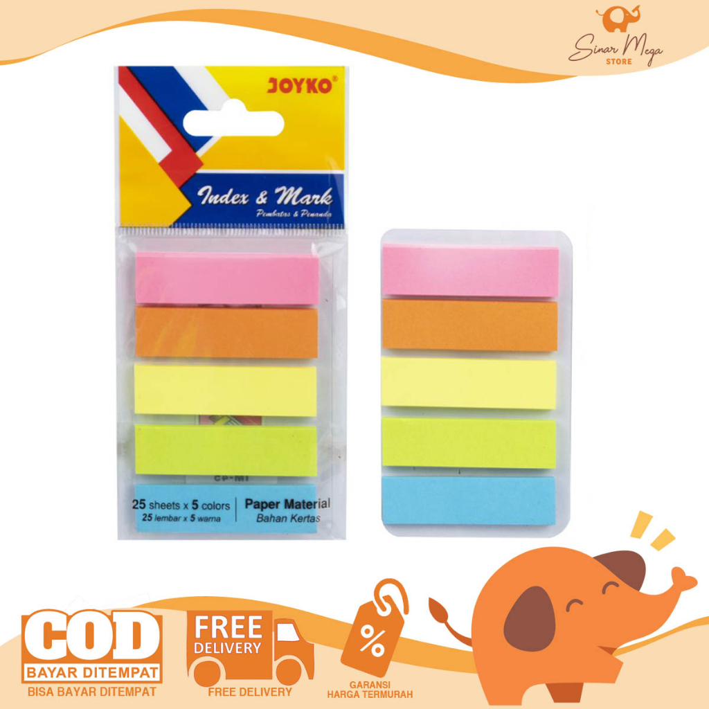 Jual Joyko Pembatas Penanda Index & Mark IM-45 Kertas / Bookmark ...