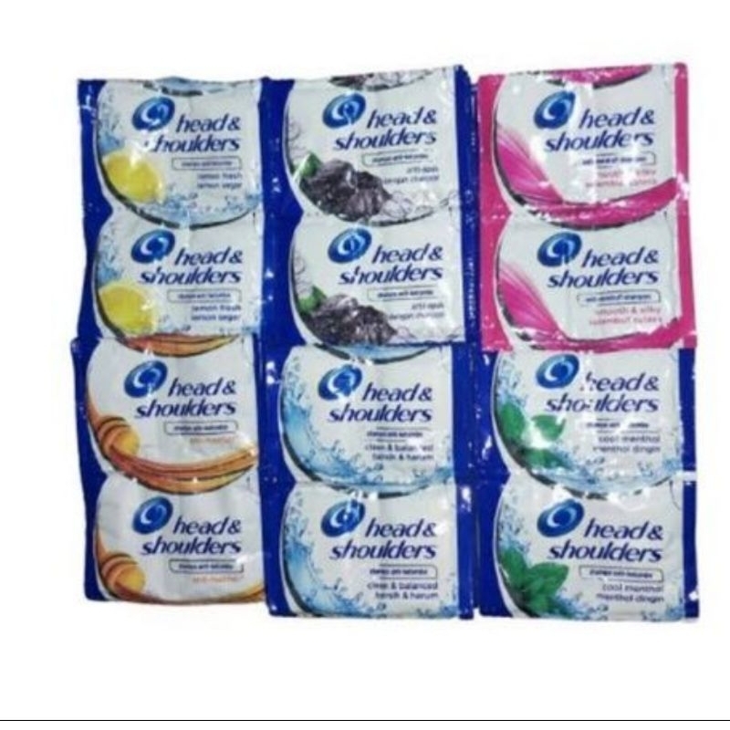 Jual P&G Shampo Head & Shoulders Shampoo HS Sachet 12 x 10ml | Shopee ...