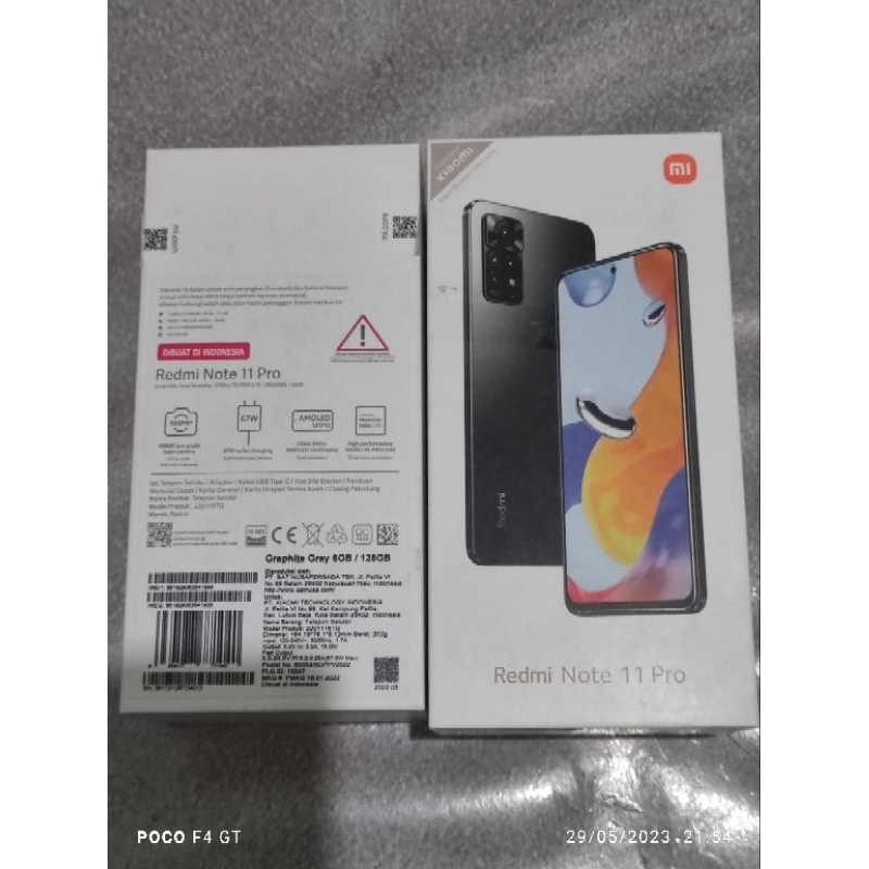 Jual dus box redmi not 11 pro 4G asli copotan orginal | Shopee Indonesia