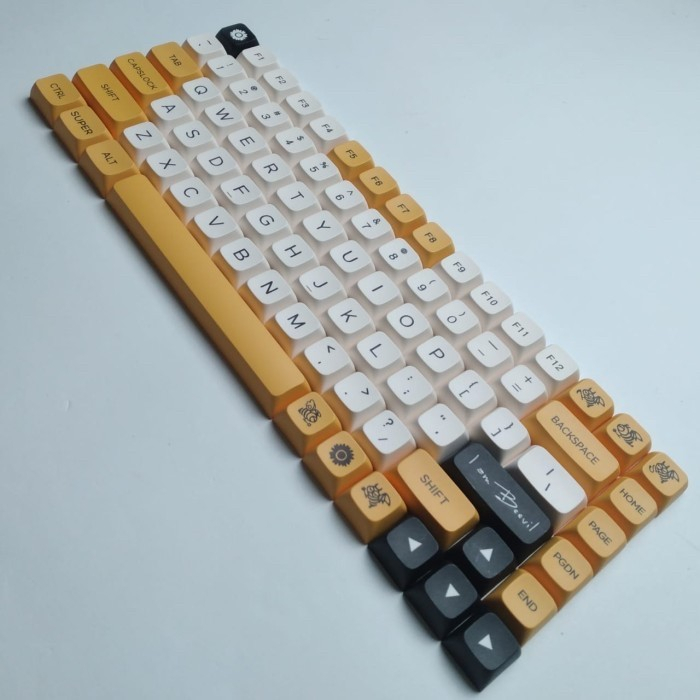 Jual Keycap Keycaps XDA PBT Dye Sub Devil Honey Bee | Shopee Indonesia