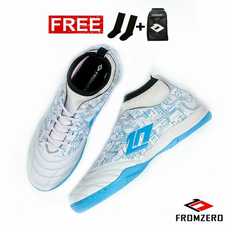 Jual Fromzero - Sepatu Futsal Boots Fromzero Starkia Baltic IN Putih Pink Putih Tosca Original ...