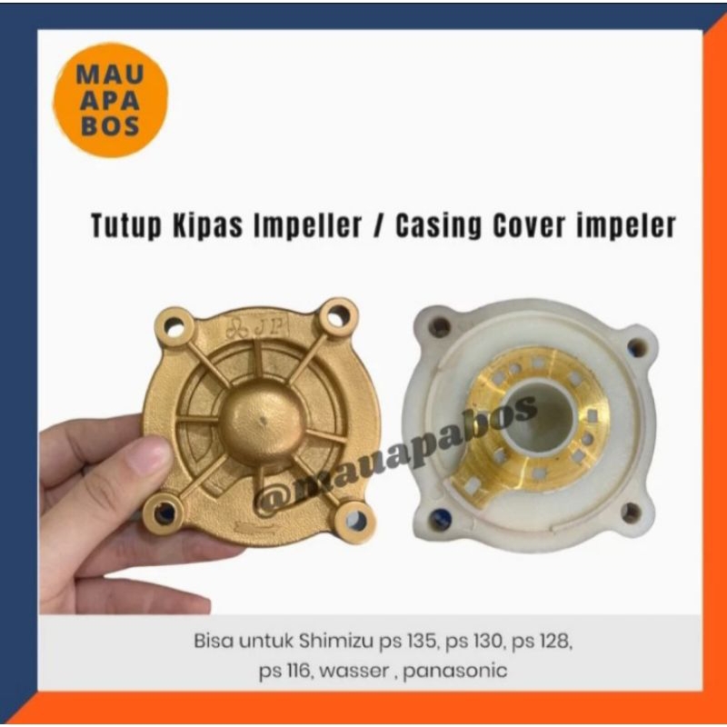Jual Casing Cover Tutup Kipas Impeller Pompa Air Shimizu PS-135 PS-130 ...