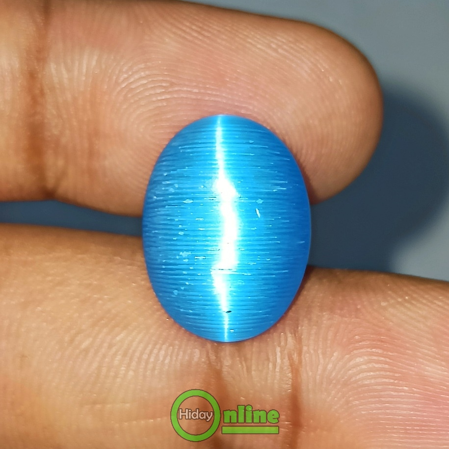 Jual BATU PERMATA CAT EYE BLUE CHATAM | Shopee Indonesia