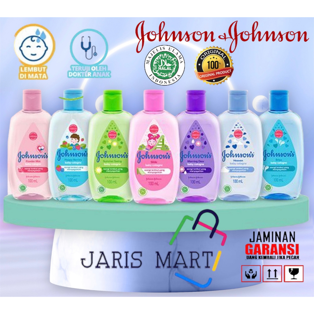 Jual Johnson's Cologne parfum Baby slide, Summer swing, happy berries ...