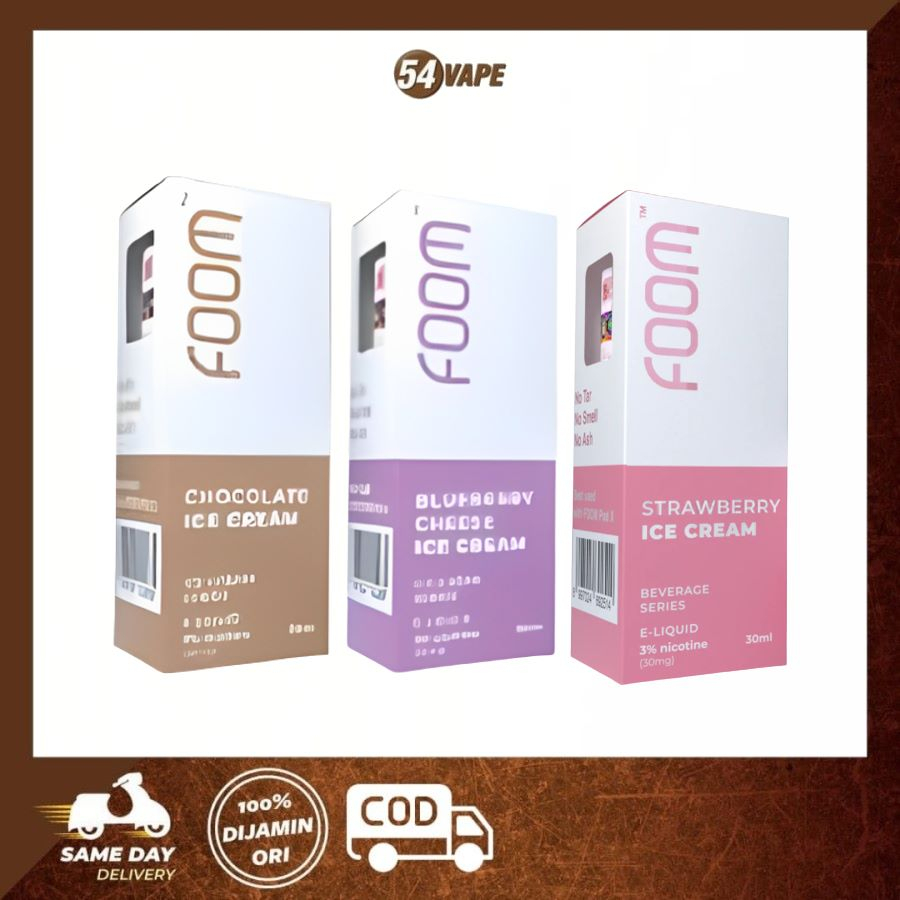 Jual Liquid FOOM Saltnic Ice Cream Series 30ml 30mg | Shopee Indonesia