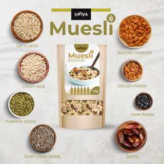 Jual Muesli Safiya 1kg - Muesli Sereal Makanan Ringan | Shopee Indonesia