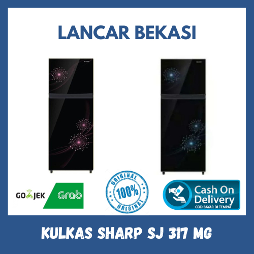 Jual KULKAS SHARP SJ 317 MG LEMARI ES 2 PINTU (256 Liter) - GARANSI RESMI | Shopee Indonesia