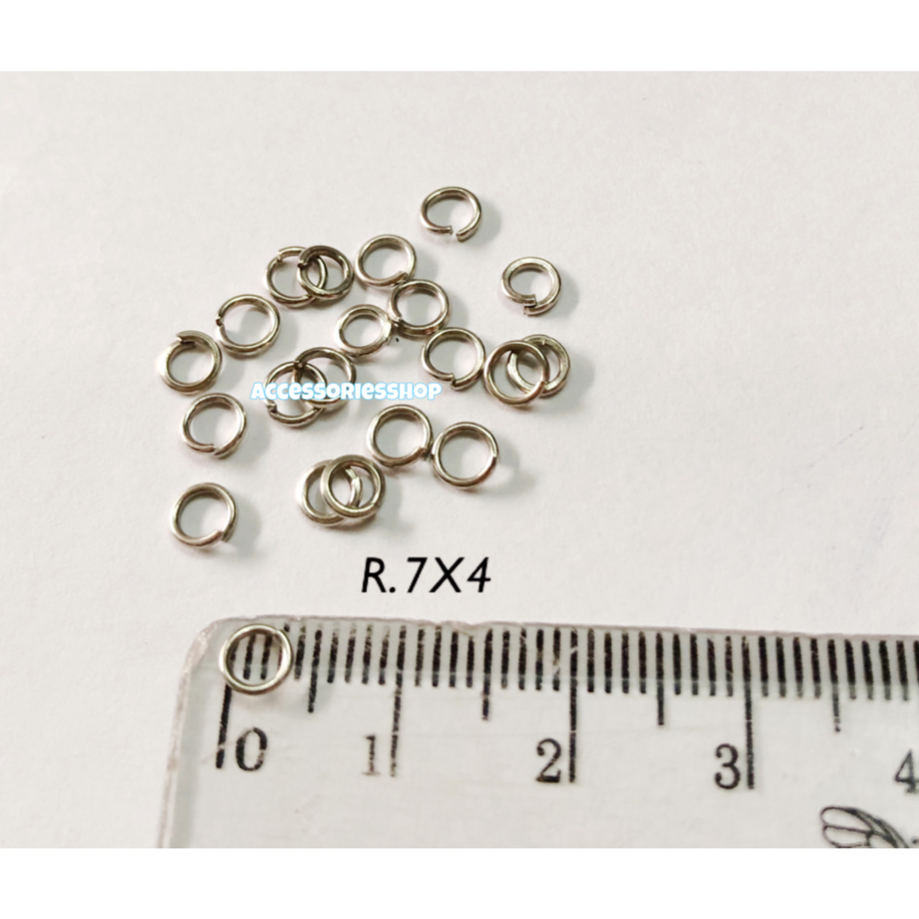 Jual Ring bulat/ring O ukuran 4mm,5mm & 8mm nikel bahan craft diy ...