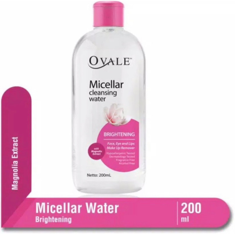 Jual Ovale Micellar Cleansing Water Brightening 200Ml | Shopee Indonesia