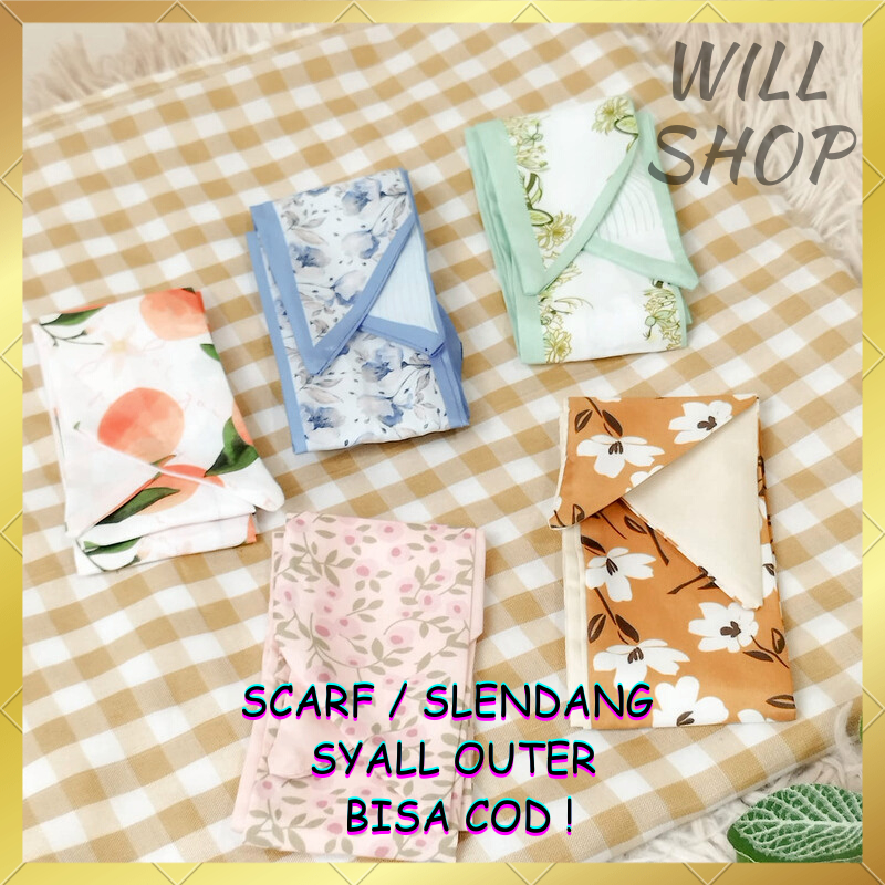 Jual ( HANYA READY PEACH DAN COKLAT BUNGA ) SYALL OUTER FLOWER / KOREAN ...